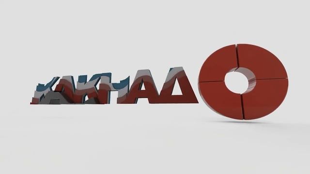 KAKNADO 3d broadcast logo animation Test