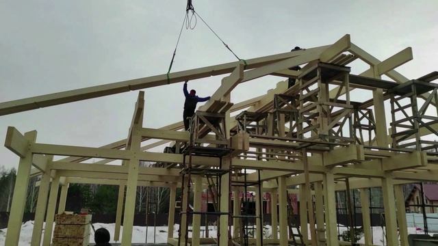 Процесс сборки Фахверка (FD-6)