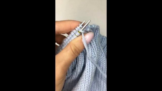 Закрытие резинки 2х2 иглой просто и понятно