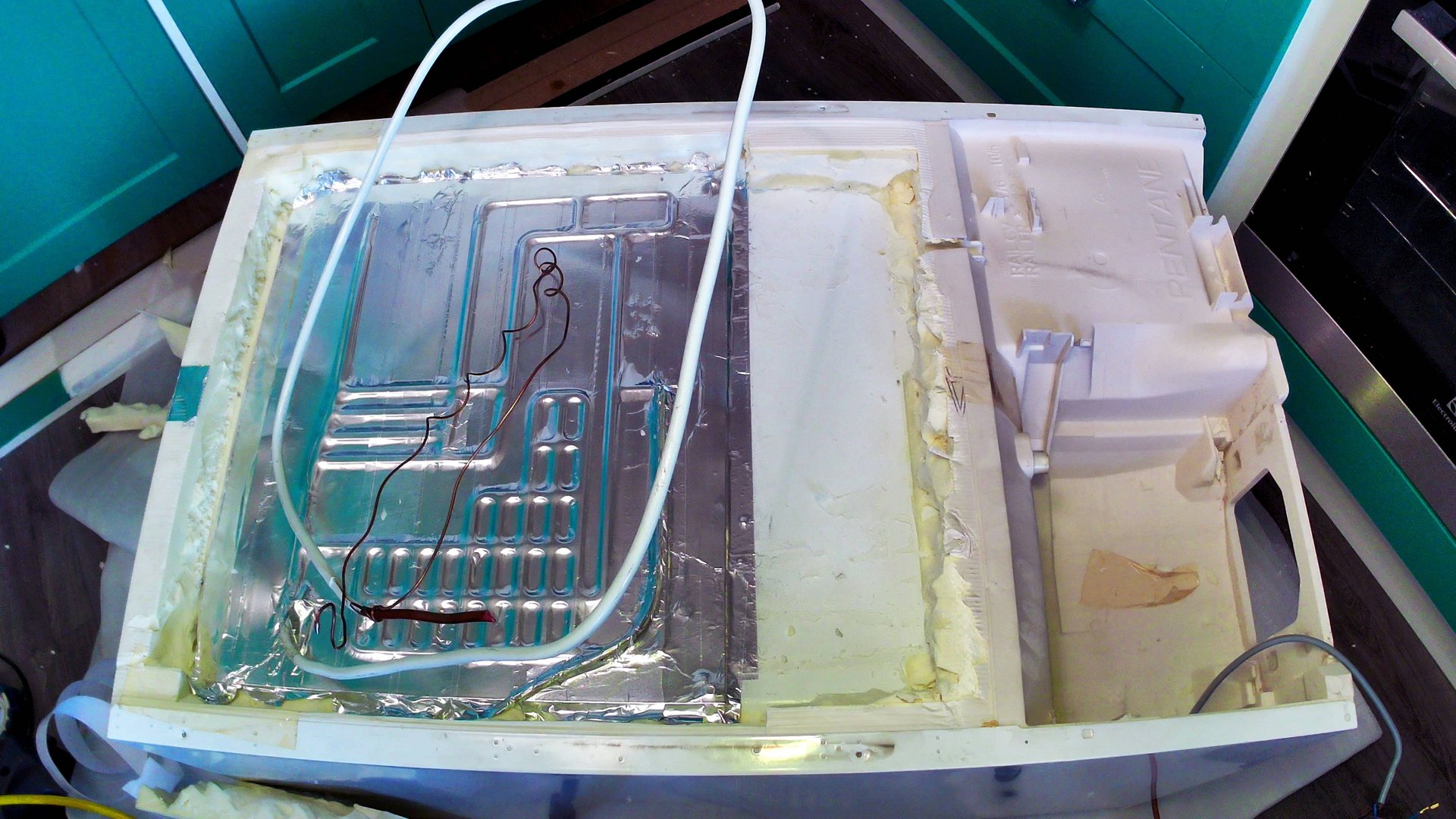 Замена испарителя на холодильнике IKEA