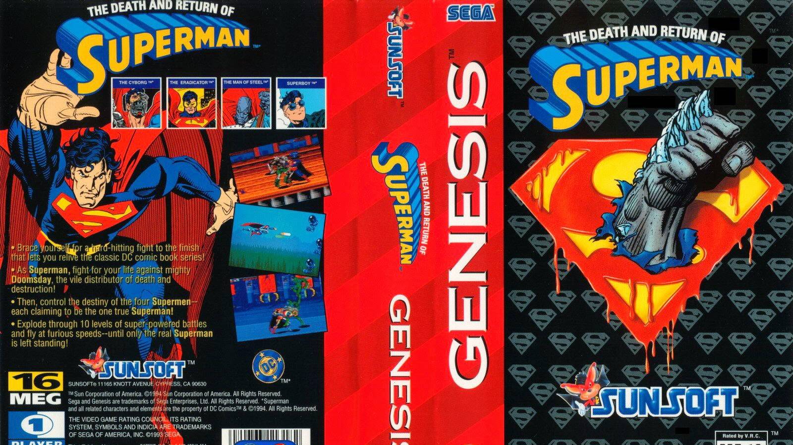 🎮The Death and Return of Superman // Full Game // Longplay // 1440p, 60 fps 👊