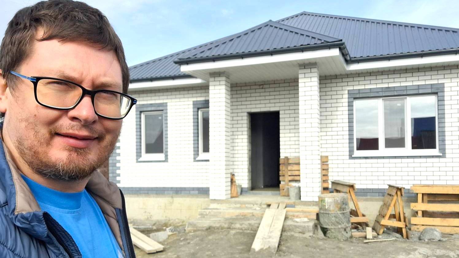 Строительство дома в центре поселка Винзили. Можно приобрести по семейной ипотеке.