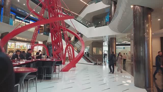 Внутри башни "Город Столиц" / Москва Сити /  4К