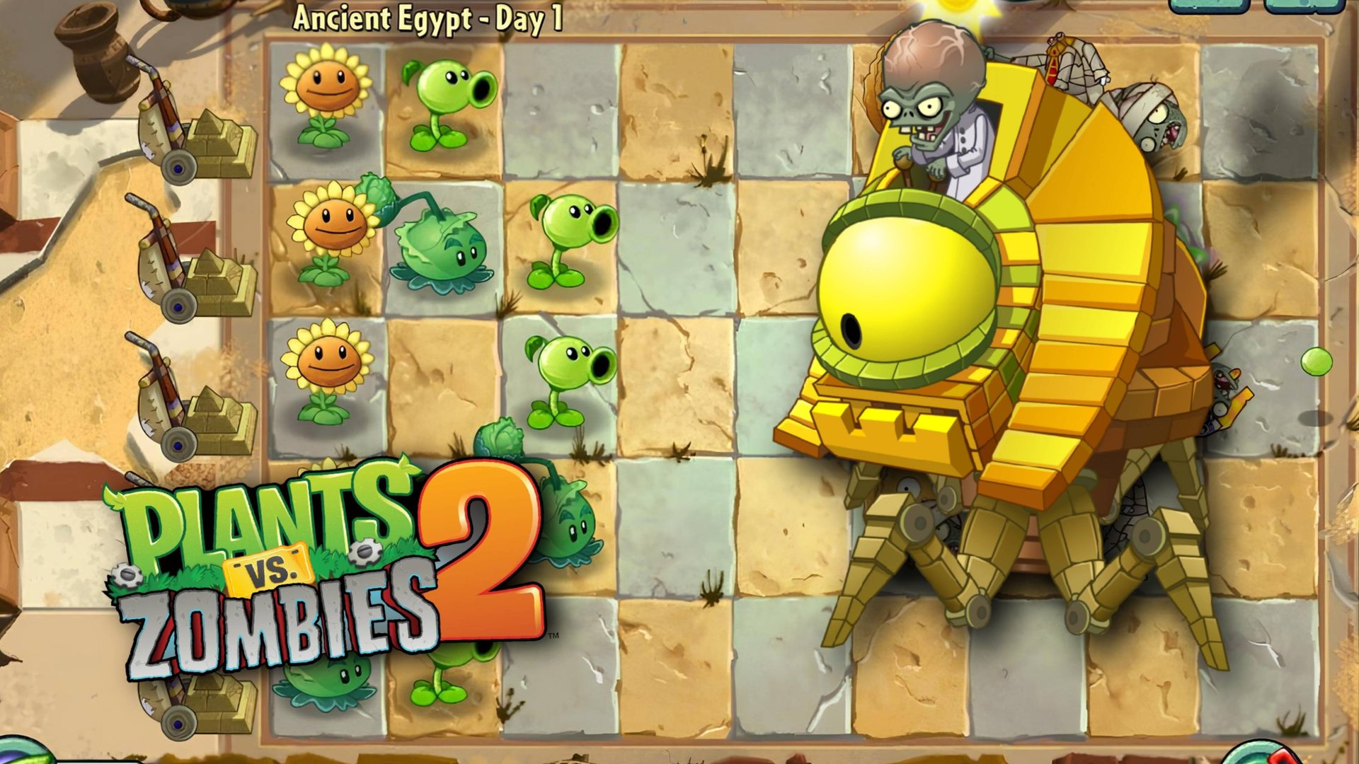 Одолел Египетского ЗОМБОСА и закончил локацию!