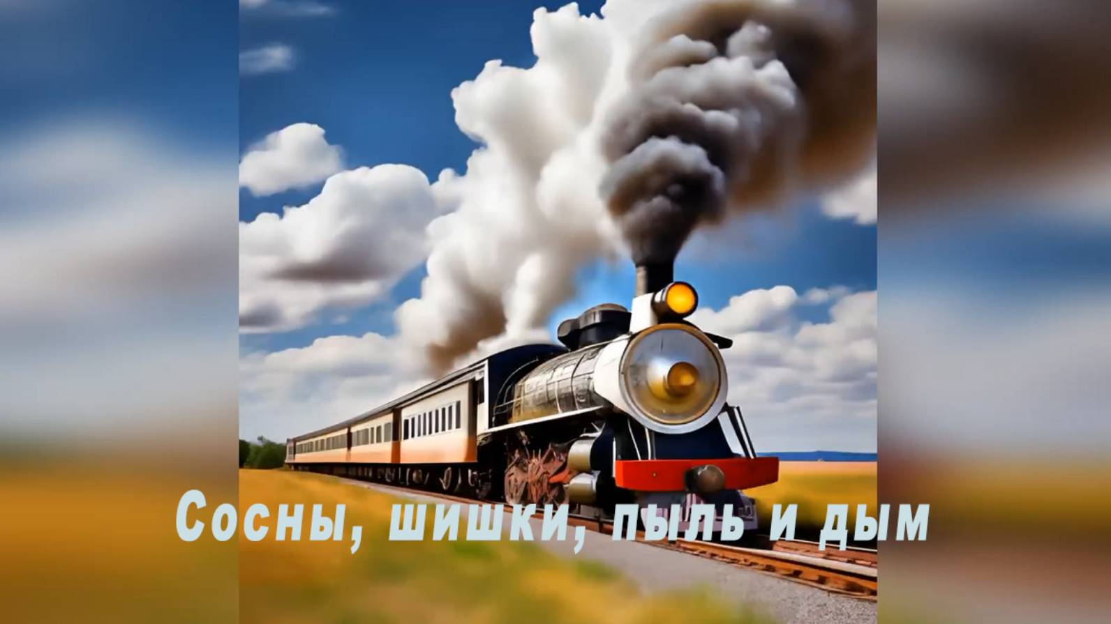 Сосны шишки пыль и дым