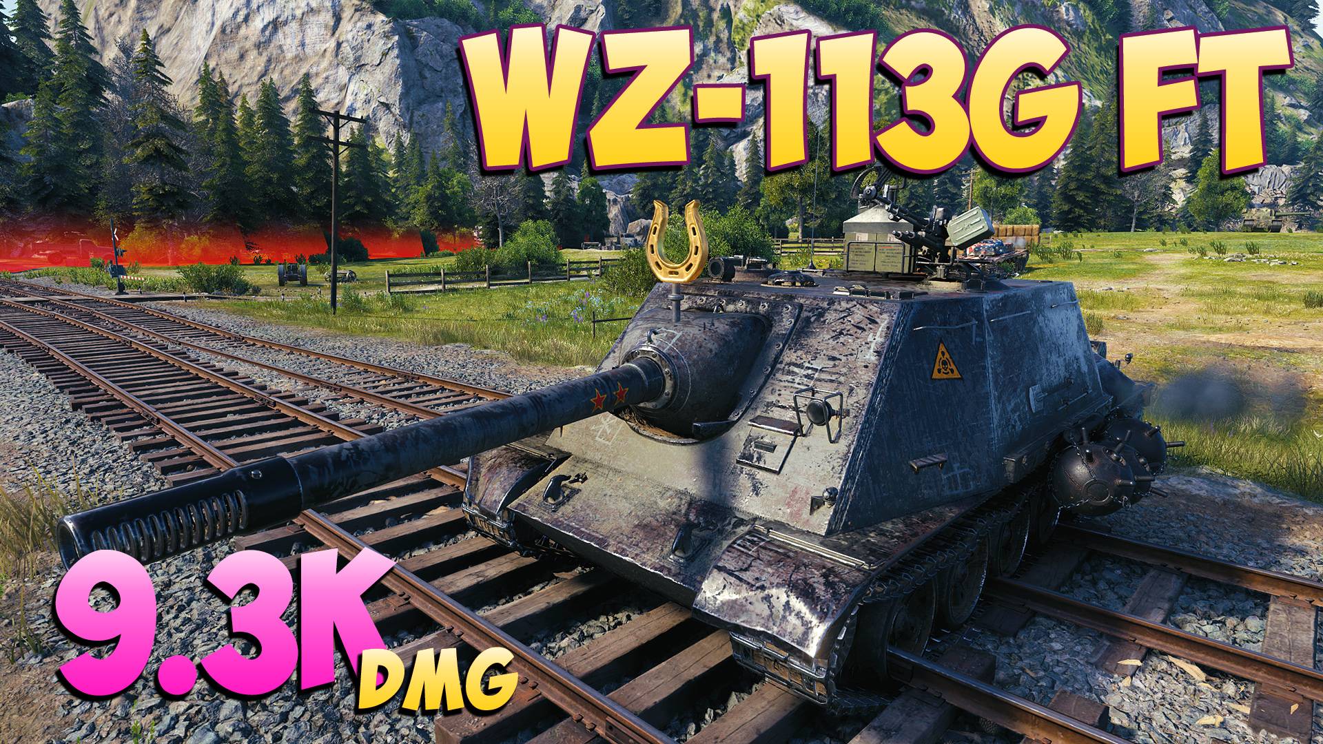 WZ-113G FT - 6 Фрагов 9.3K Урона - Безумный против 3! - Мир Танков