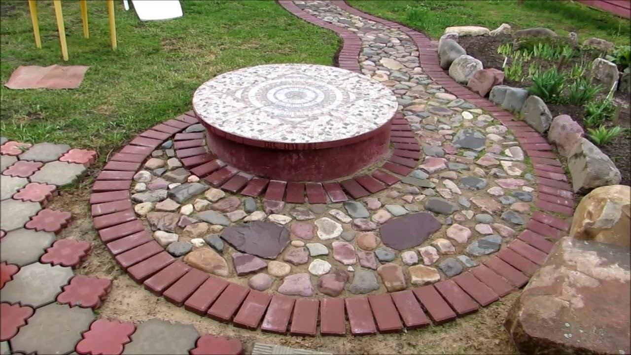 Садовая дорожка из камня своими руками.