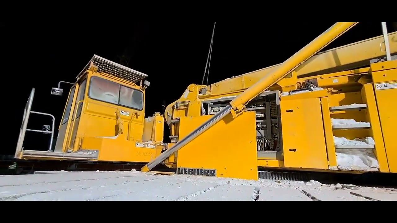 САМОУБИЙСТВО ГУСЕНИЧНОГО КРАНА ЛИБХЕР 350тон