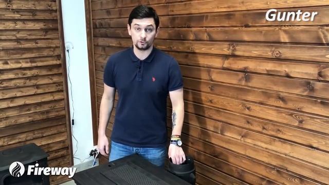 Чугунная Печь Камин Gunter от FireWay  Практичный отопительный прибор