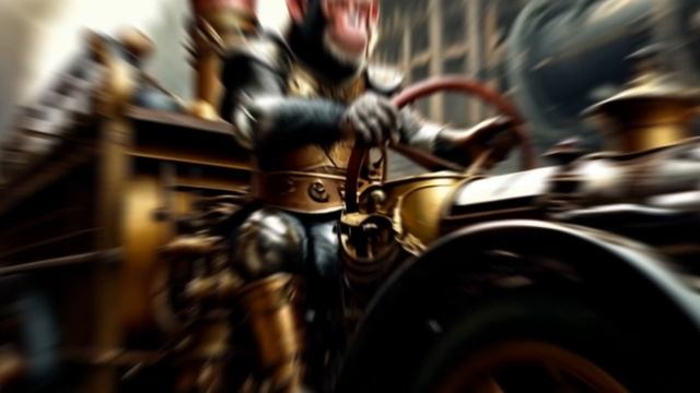 Мир стимпанк обезъян.