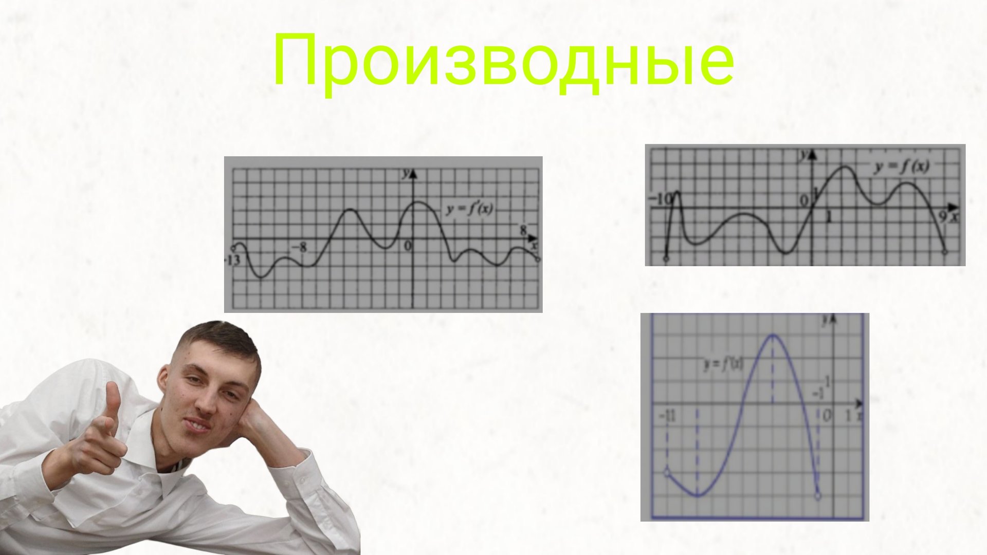 Зачем мне нужны производные? Простые производные в 8 задании ( Yugoslavdima)