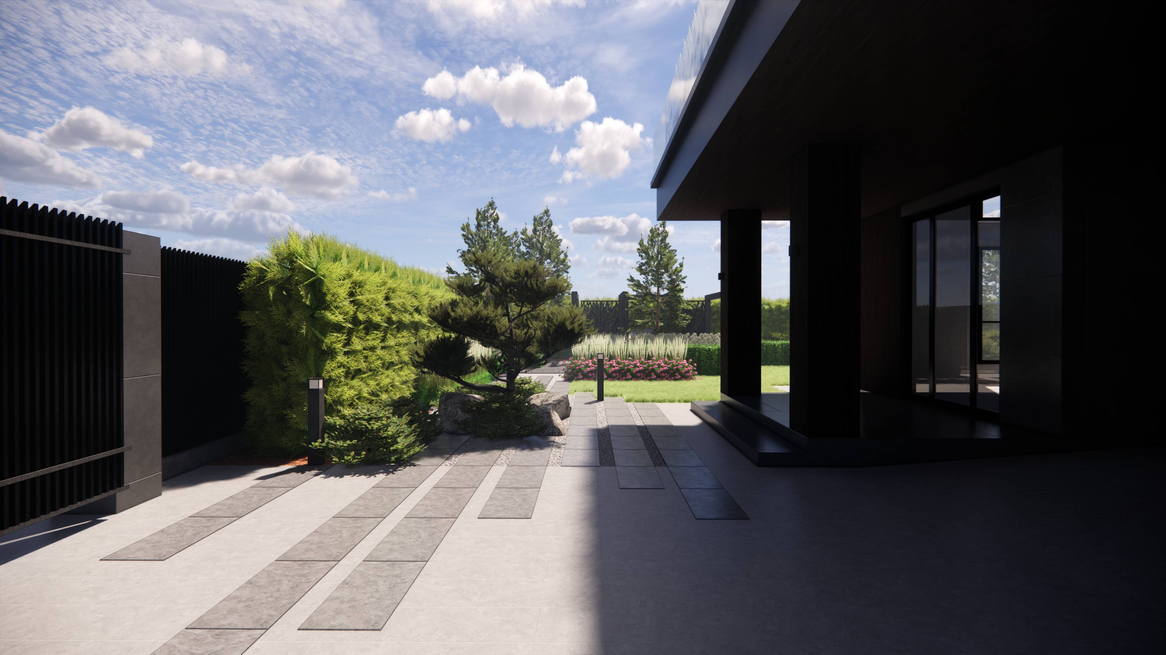 02-Вечерняя прогулка по участку в Петергофских дачах