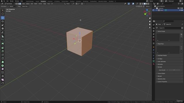 1 -Урок 5 - Blender основы моделирования для начинающих