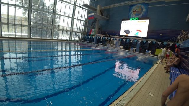 200425 50м вс Ожигов 2дор 33сек 1юн 2место 10класс Любимов 4дор 31сек 1юн 2место 8класс