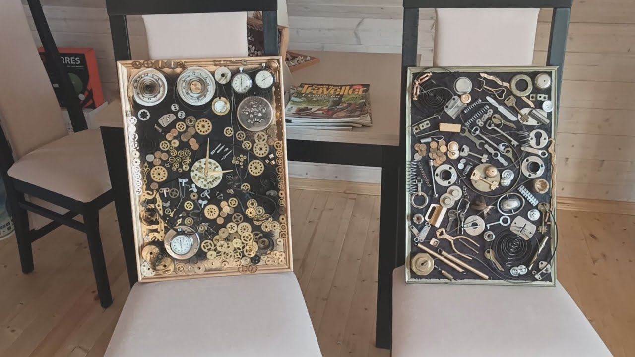 КАРТИНА-ПАННО из старых вещей.