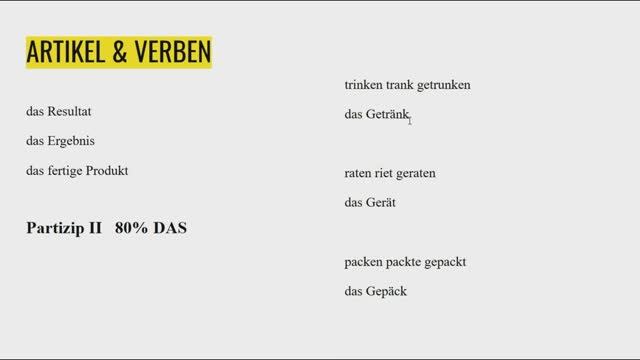 Plural definiert Singular. Verb