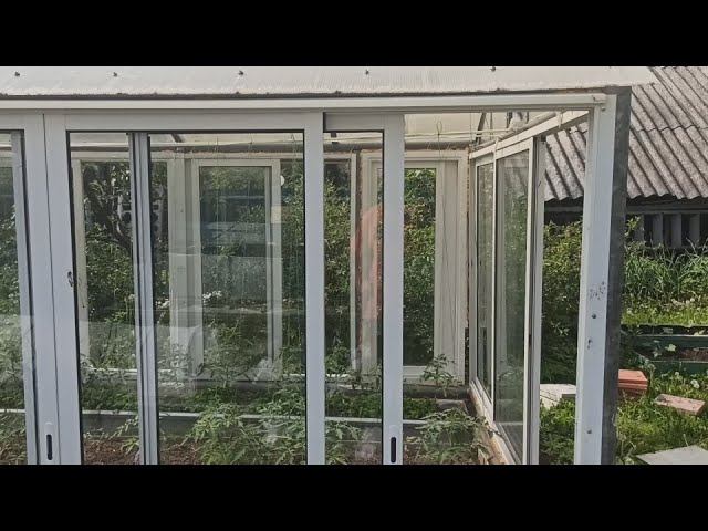 Как посторить теплицу из балконных рам системы слайдерс. Часть 2.