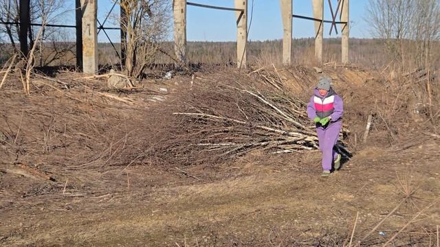 Нелегальная свалка под носом. Устраняем последствия.