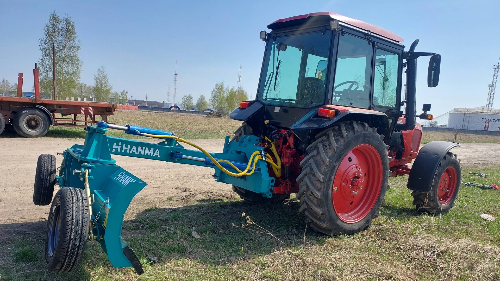 Задний разворотный грейдерный отвал КРАТКИЙ обзор