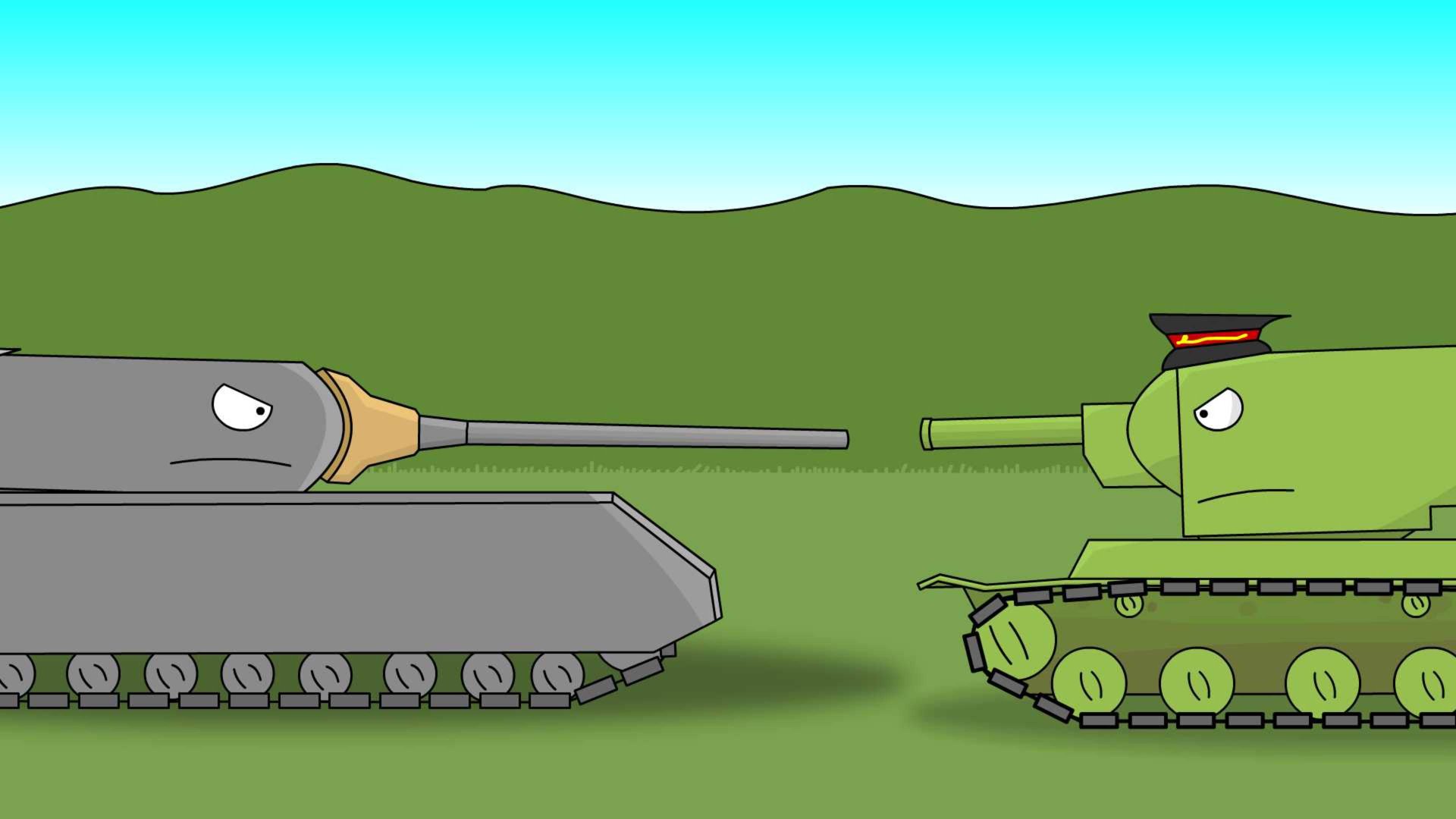 КВ 2 встретился со сверхтяжёлым врагом