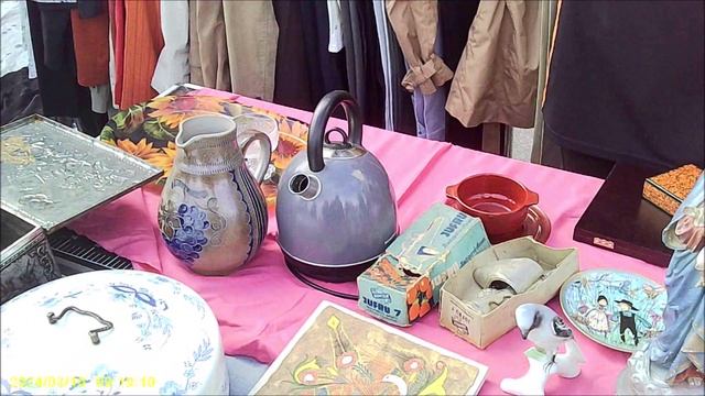 Блошиный рынок в Баварии.