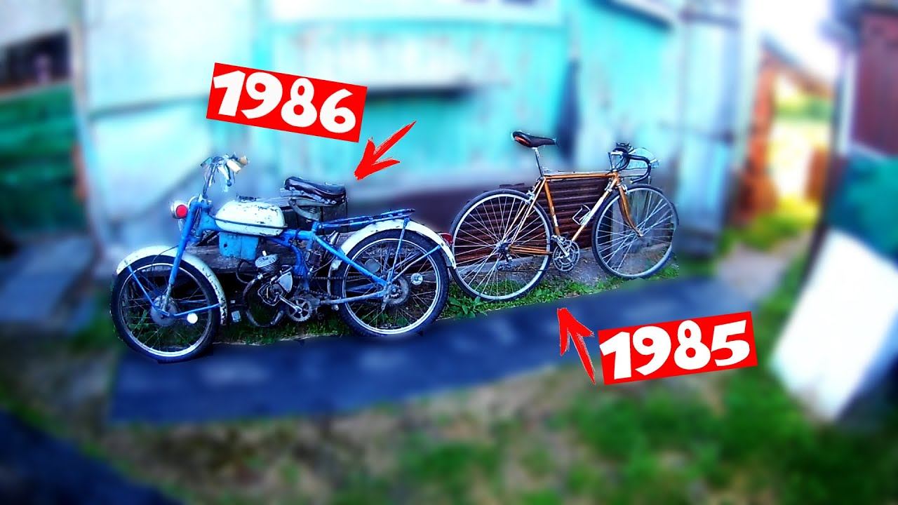 ОЖИВИЛ Мопед Рига-11. ПРОДУБАС по поселку и у реки / Took a ride on a moped Riga 11