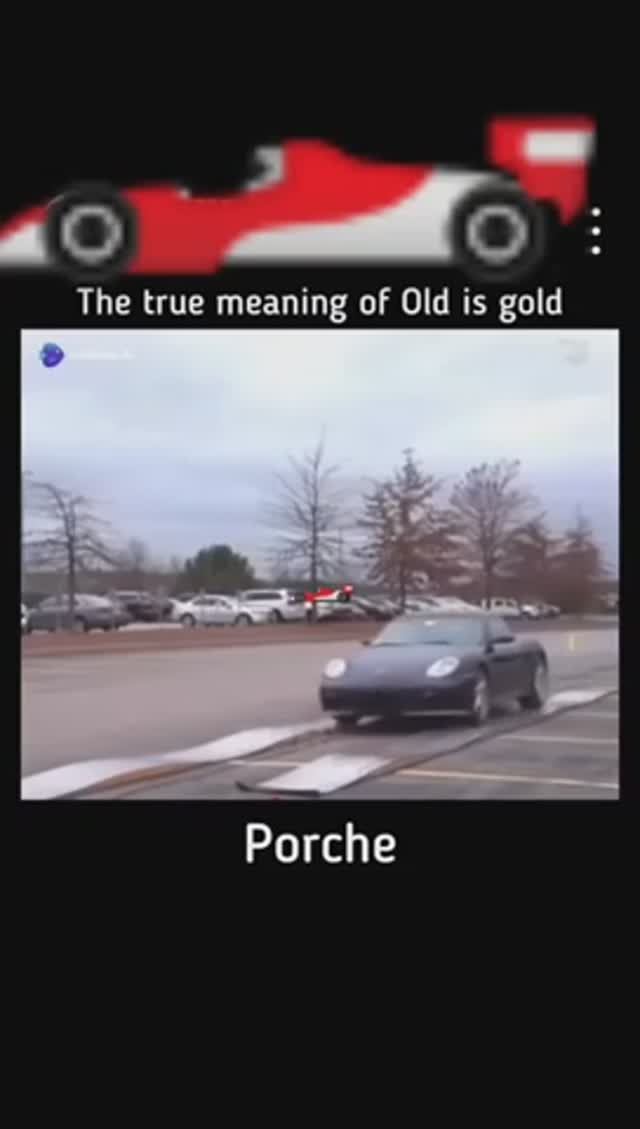 ⚡ Новый порш и старый седан...