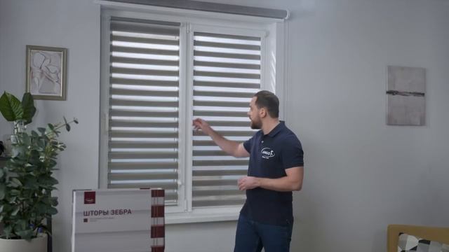 Обзор AMIGO: Рулонные шторы Зебра, День-Ночь