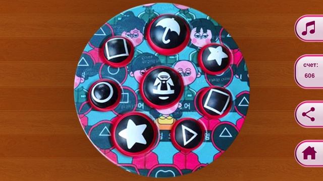 Лопаем попит симпл игра в кальмара в игре Поп Ит Мастер антистресс для детей!