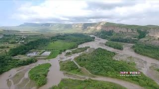 Село Важное ~ Карачаево-Черкессия ~ Кавказ на машине ~ обзор виды сверху аэросъемка с высоты