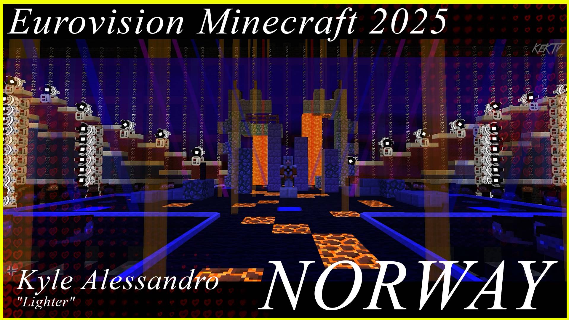 Eurovision Minecraft 2025 - Norway - Kyle Alessandro - "Lighter"