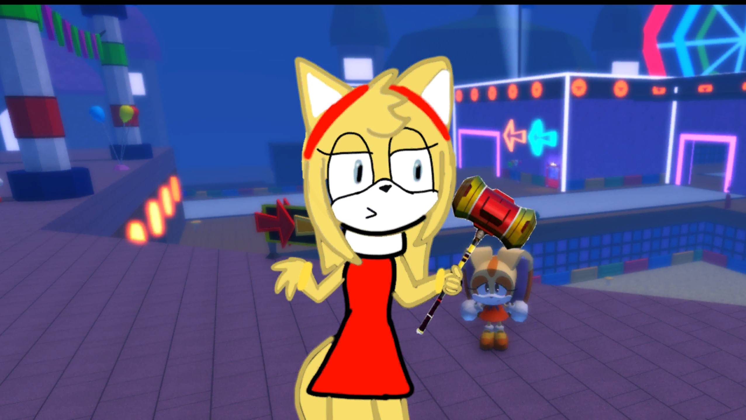 Sonic. exe: disaster играю за эми