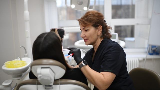 Прием врача стоматолога-терапевта