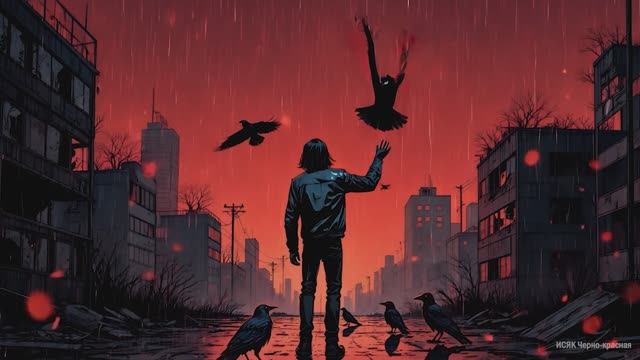 ИСЯК 2025. Чёрно-красная.