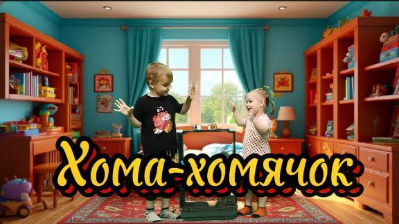 Веселая песенка "Хома-хомячок",детская танцевальная песенка,дети танцуют .