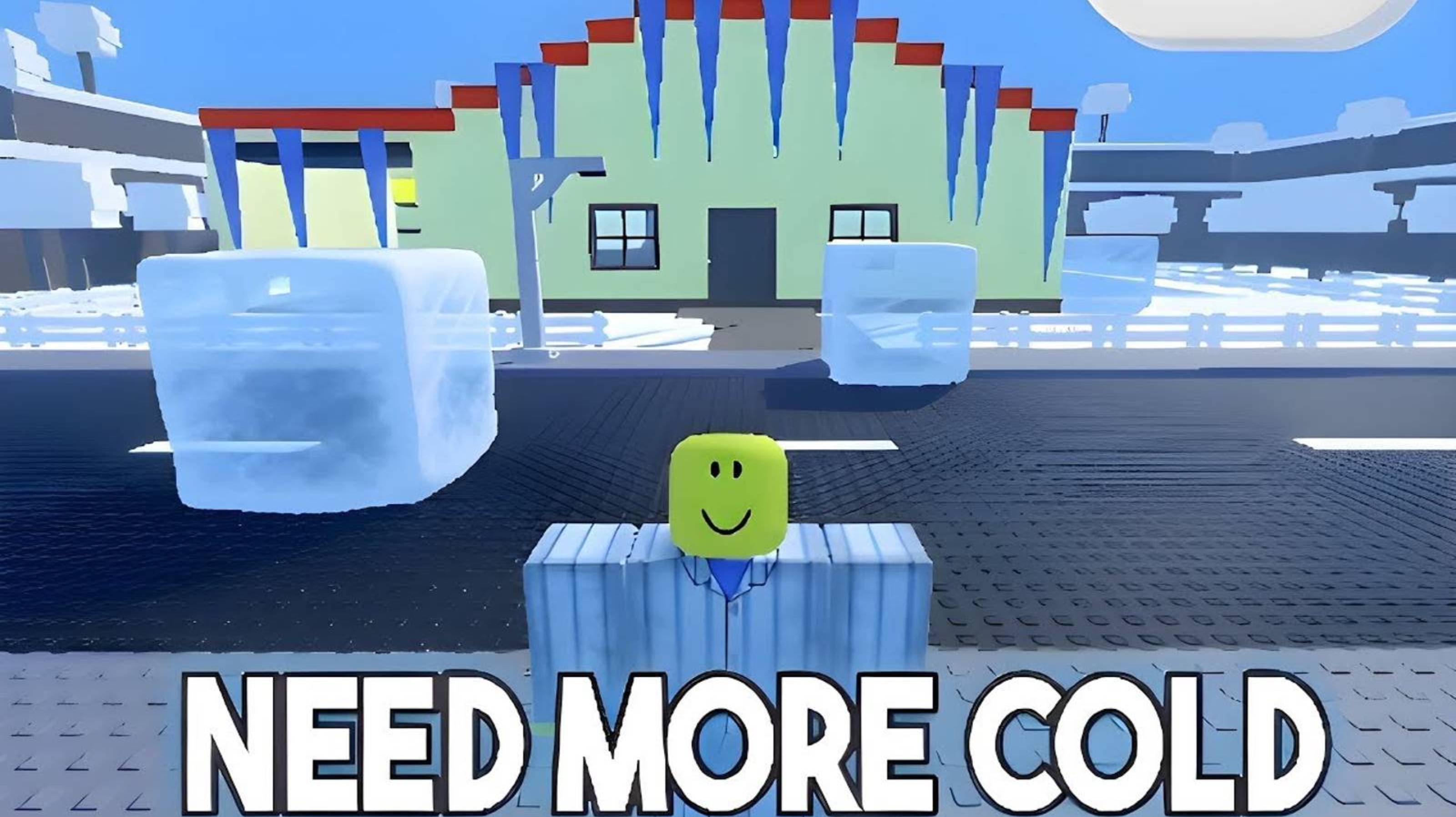Проходим карту. Нужно больше холода в роблоксе.