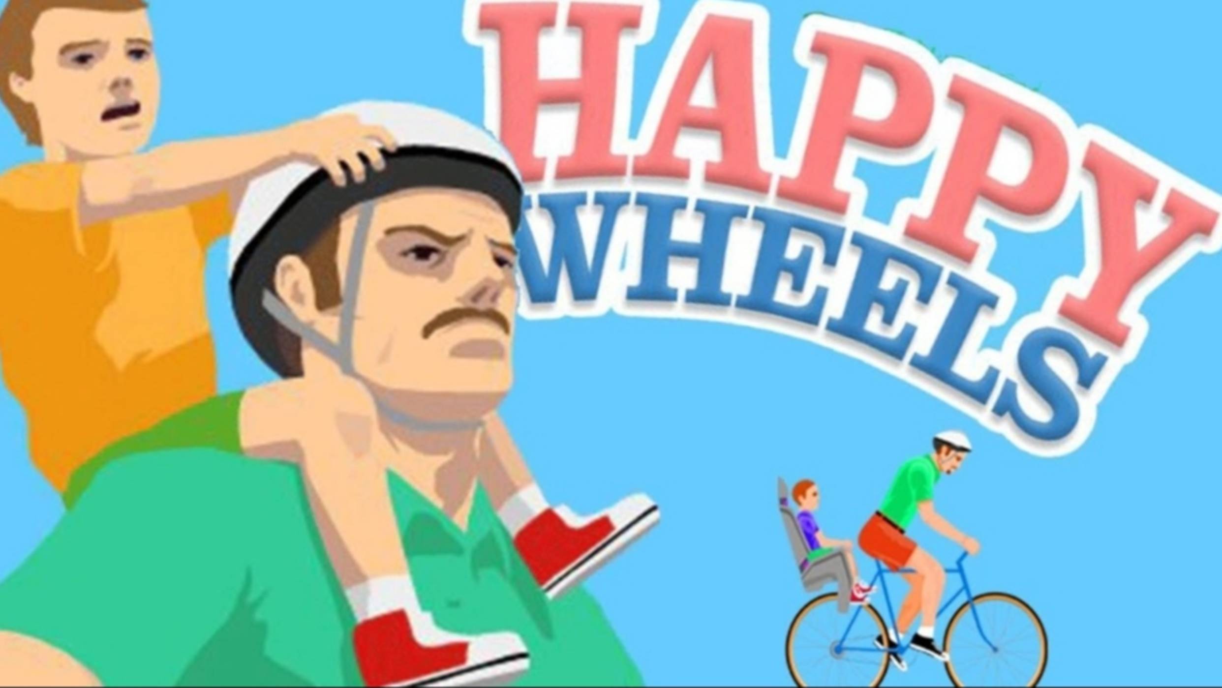 Новое приключение батяни и сына в Happy Wheels 1# (Перезалив с ютуба)
