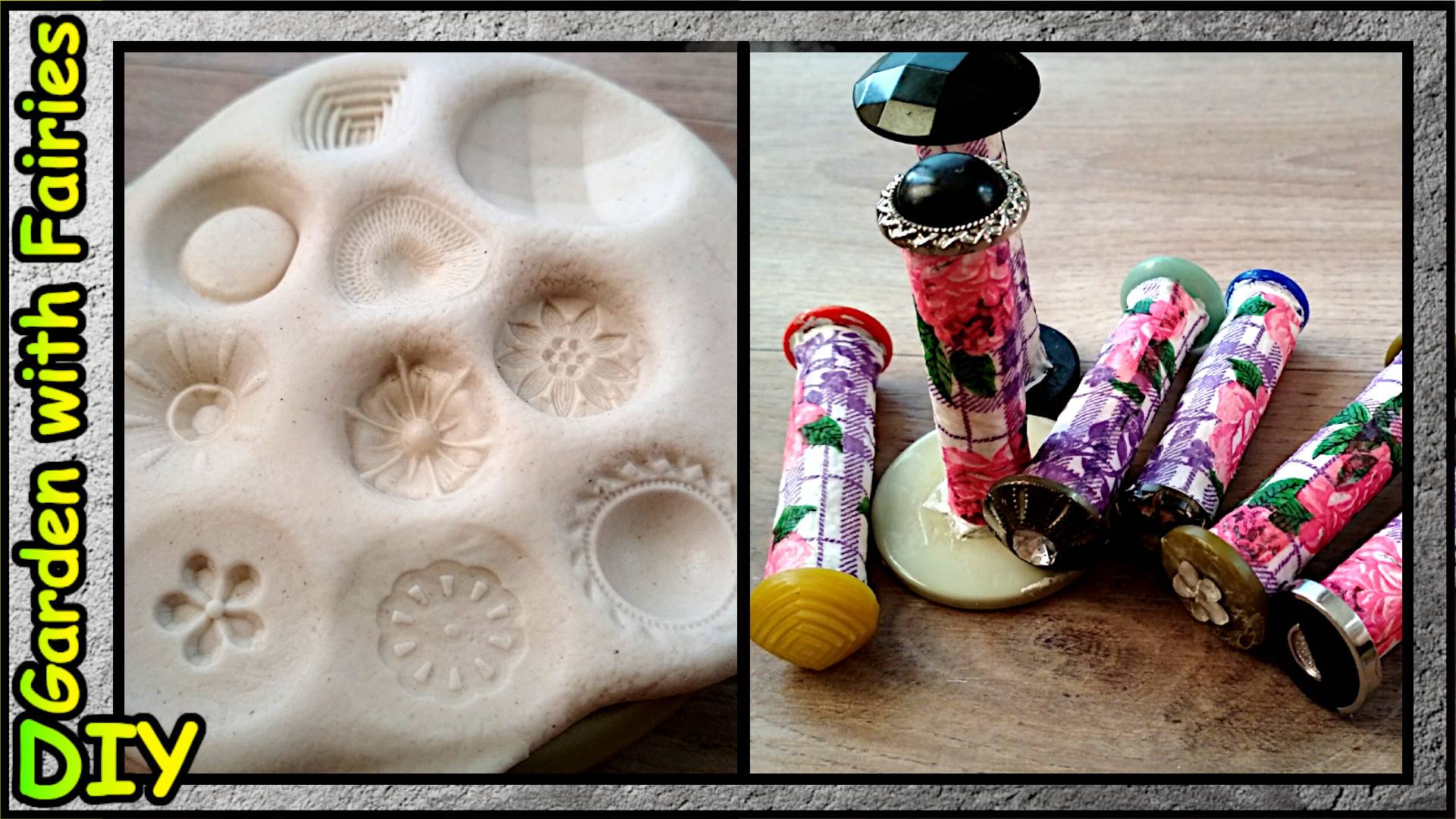 Фактурные штампы своими руками из старых пуговиц