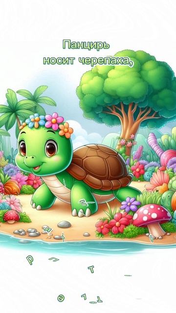 Черепаха 🐢 Алфавит I С. Маршак #аудиосказкивкартинках