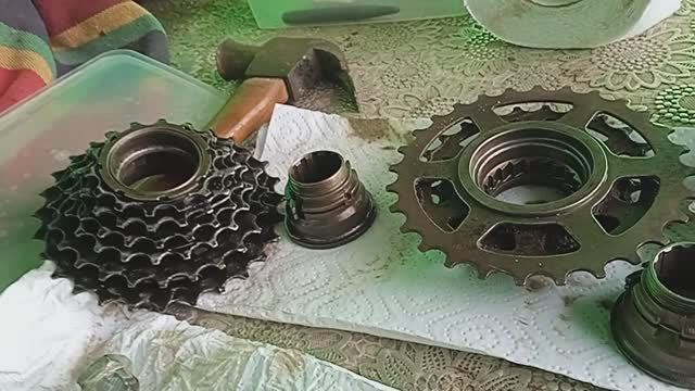 трещётка на велосипеде умерла? нет заболела, как снять, разобрать, лечим.