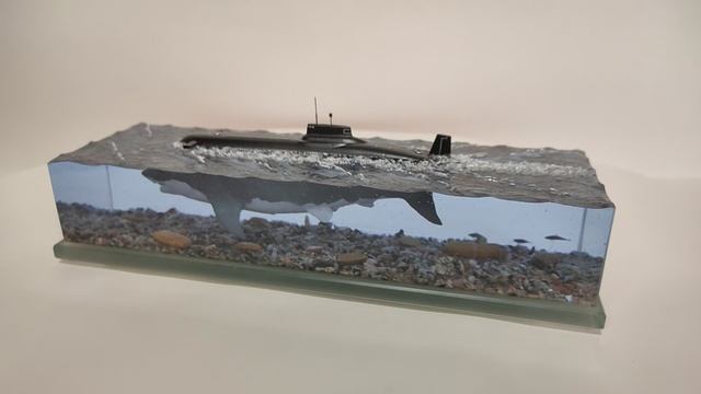 941 "Акула" с Большой белой акулой