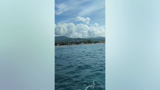 Морская прогулка на теплоходе.