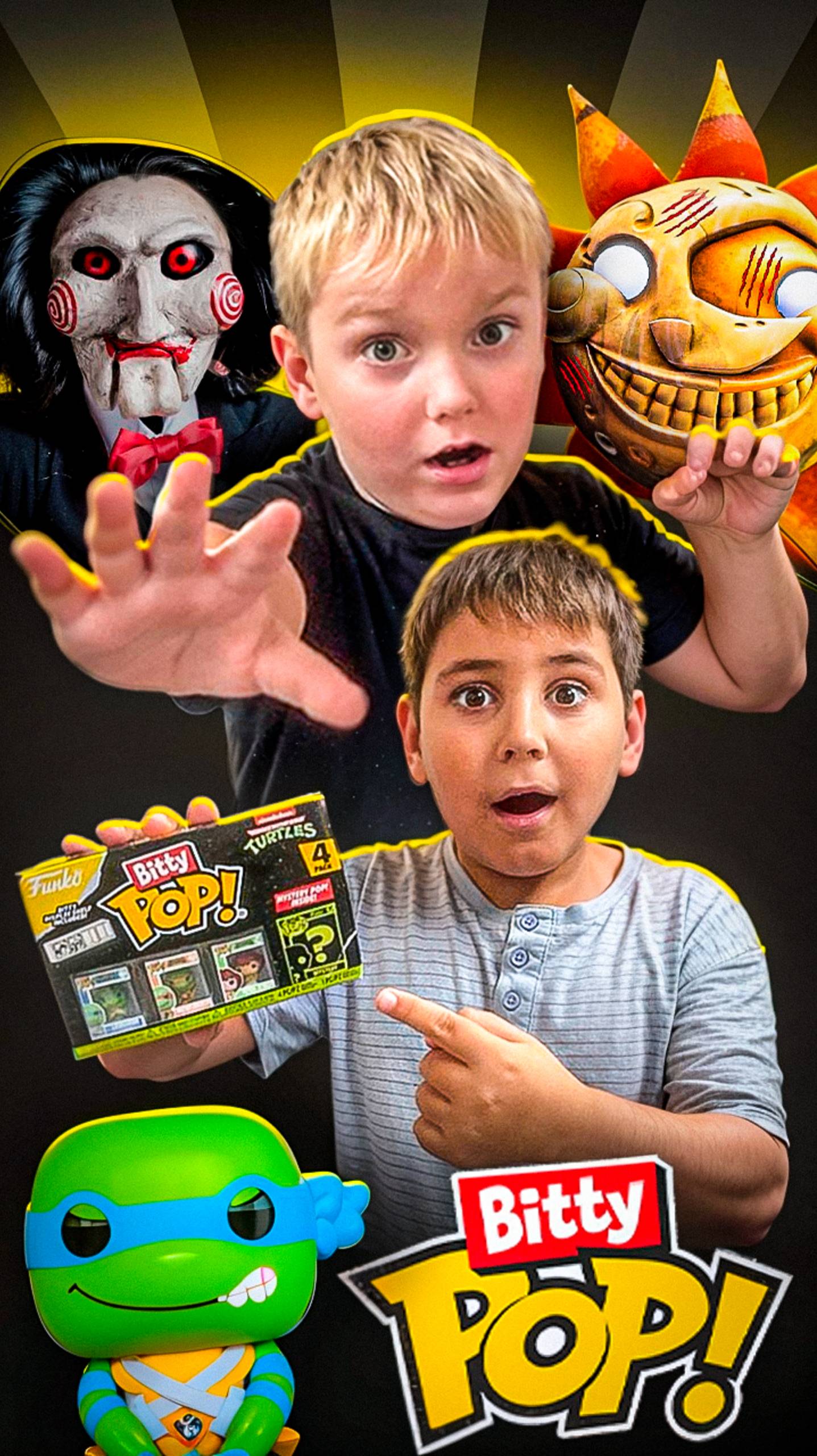 Топ Роб пропал! Мастер Ужасов вернулся? Эрик и Андрюша: распаковка Funko POP! Черепашки-Ниндзя!