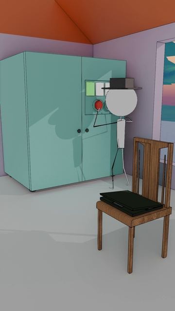 Шкаф улучшения: кладите вещи аккуратно! #анимация #animation #Линчел #Абсурд #Провал #Стол #Юмор