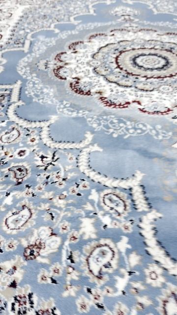 Турецкий ковер на пол MEDISON 2280A_BLUE -BLUE-прямой