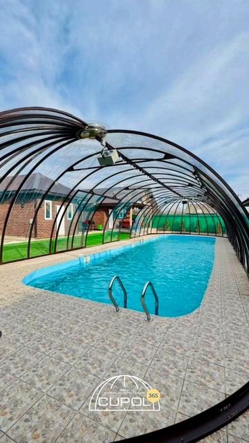 Купольный павильон 6х18 м для  бассейна | Заказать 📲 8(993) 370-44-00