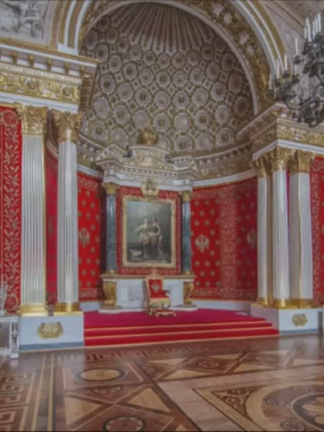 Санкт-Петербург. Малый тронный зал Зимнего дворца.