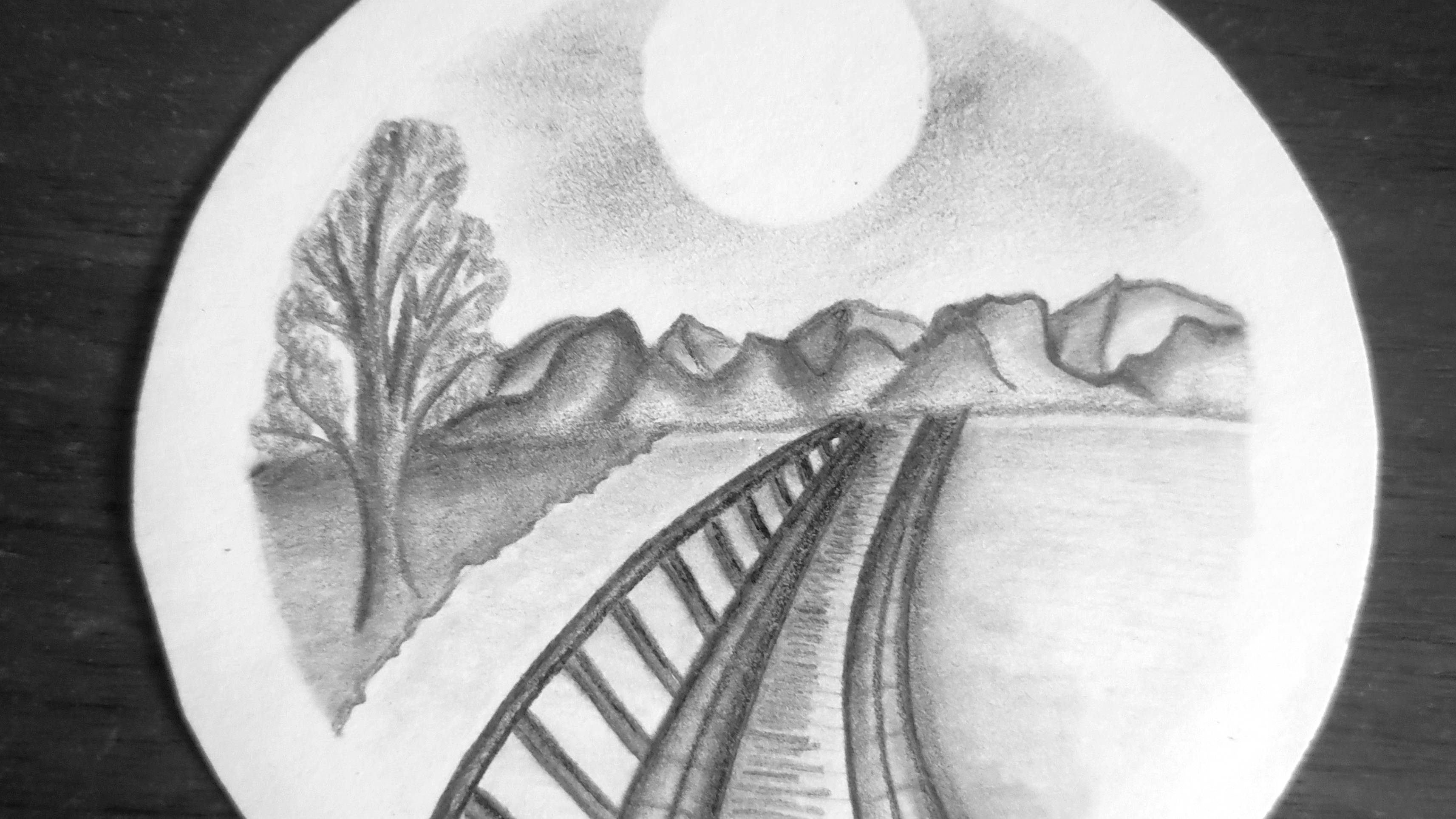 Пейзаж Графика