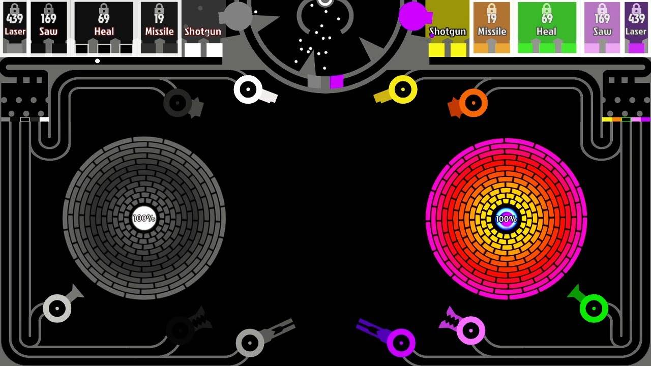 185. Шарики: Разрушение ядра. Серый против Цветного | Marble: Core Destruction. Gray vs Rainbow