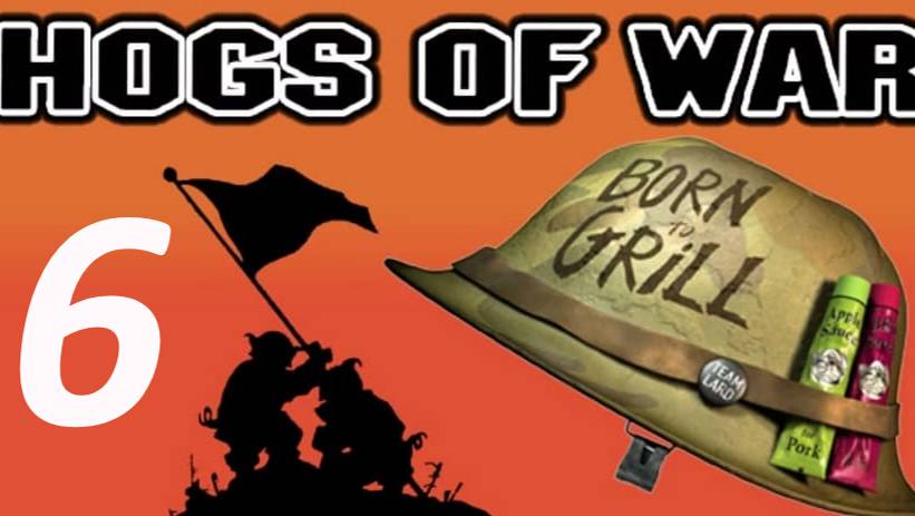 Hogs of War - Война Свиней ● КРАСНЫЕ СВИНЬИ//УХОДЯТ В НЕБО🐷💣🌄#7